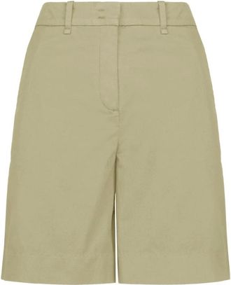 Bomboogie Femme, Shorts, Beige, Taille: 38 FR Cotton Satin Bermuda Shorts