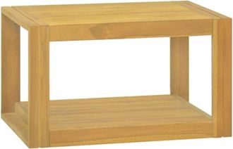 vidaXL Wand-Badschrank 60x45x35 cm Massivholz Teak - Vidaxl