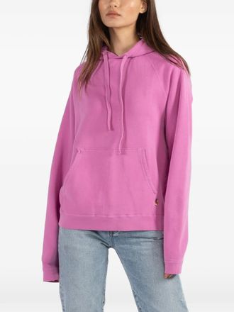 Freecity drawstring terry pullover hoodie - Rosa