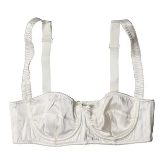 Dolce & Gabbana Femme, Sous-v&ecirc;tements, Blanc, Taille: 38 FR Soutien-gorge balconnet &agrave; armatures semi-rembourr&eacute;