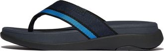 FitFlop Herren F-Mode Go Mens Tonal-Edge Webbing Toe-Post Sandale, Navy, 41 EU