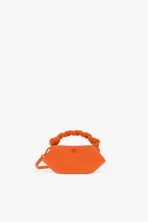 Ganni Mini sac Orange grain&eacute; Bou - Pour Femme