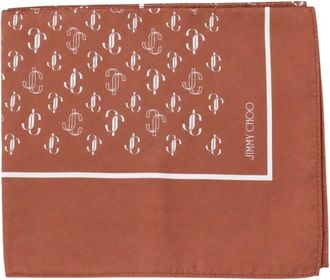 Jimmy Choo London H6-602-A04556-Ai26 Foulard - Femme - Accessoires - Brun - Taille: ONE Size