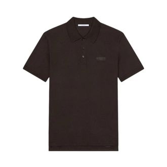 Givenchy Logo Baumwoll-Polohemd - - Tops - Herren - Schwarzk - L