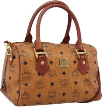 MCM Sac Boston Pre-owned - Femme - Pre-owned - Brun - Taille: ONE Size