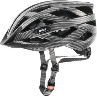 Uvex i-vo cc - Leichter Allround-Helm für Damen und Herren - individuelle Größenanpassung - Black Carbon Look matt - 56-60 cm
