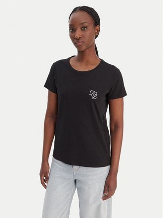 Liu Jo T-Shirt TA6056 JS923 Schwarz Regular Fit