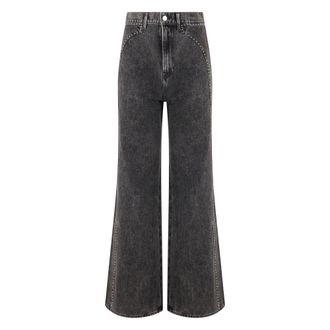 Veronica Beard Femme, Jeans, Gris, Taille: W27 Jean Large Jambe Taille Haute Grant
