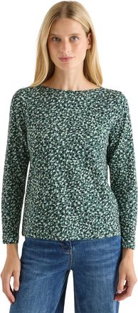 Cecil Damen Gemustertes Langarmshirt