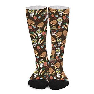Generic Cr&acirc;nes Du Jour Des Morts Mexicain Homme Femme Chaussettes De Sport Durabilit&eacute; Chaussette De Course Chaudes Chaussettes De Tennis Pour Ext&eacute;rieur Marche