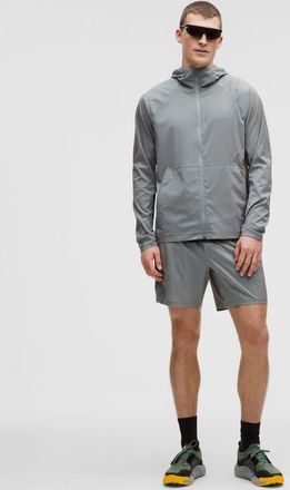 lululemon Short Pace Breaker non doubl&eacute; Iris&eacute; pour Hommes - 18 cm - Rouge - Taille 2XL