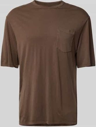 Officine Générale Regular Fit T-Shirt aus Lyocell-Mix