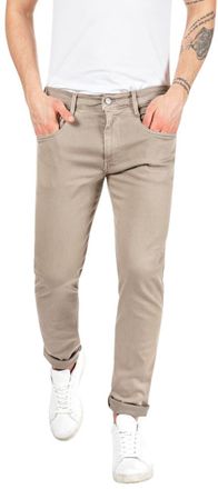 Replay Herren Jeans Anbass Slim-Fit Hyperflex Colour X-Lite mit Stretch, Braun (Sand 020-1), 30W / 32L