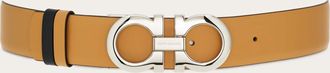 Ferragamo Damen Verstellbarer Wendegürtel Beige