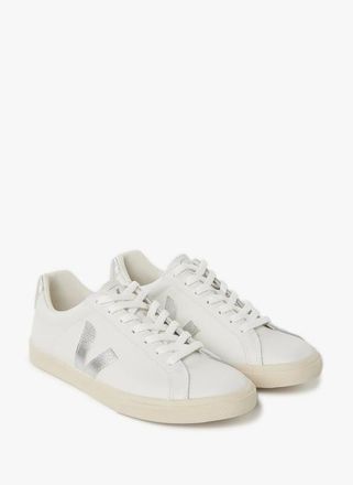 Veja Leder - weiße Esplar -Logo -Sneakers