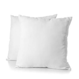 Blanrêve Lot de 2 Oreillers Coton Bio - Esthétique - Confort Moelleux - 60 x 60 cm - Fabriqué en France