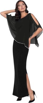 Frank Lyman Design Femme, Robes, Noir, Taille: 46 FR Robe Cape