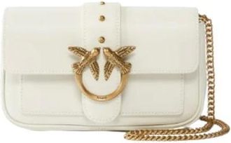 Pinko Pinko, Femme, Sacs, Blanc, Taille: ONE Size Pocket Love Bag One Simply