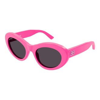 Balenciaga Pink/Graue Sonnenbrille Bb0294Sk - - Accessories - Damen - Rosa - 55 MM