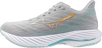 Mizuno Wave Rider 28 Damen-Laufschuh, Harbor Mist-White, 9.5