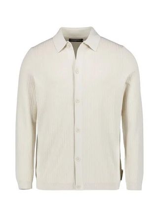 Marc O'Polo Herren Pullover beige Bio-Baumwolle unifarben