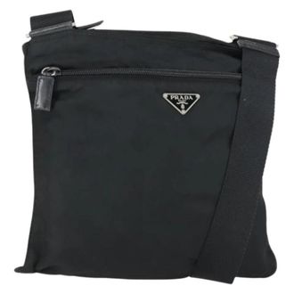 Prada Pre-owned Nylon Cross Body Bag - - Pre-owned - Damen - Schwarzk - ONE SIZE
