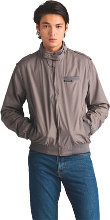 Members Only Herren Original Iconic Racer Jacket Leichte Baumwolljacke, grau, X-Large