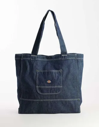 Dickies sac cabas en denim bleu d&eacute;lav&eacute;