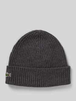 Lacoste M&uuml;tze aus reiner Wolle