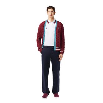 Lacoste Roland Garros Edition Poloshirt f&uuml;r Herren (Wei&szlig;)