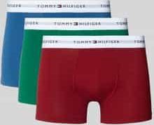 Tommy Hilfiger Trunks aus Baumwoll-Mix im 3er-Pack