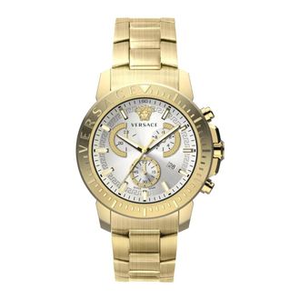 Versace New Chrono 45mm Chronograph - - Accessories - Herren - Gelb - ONE SIZE