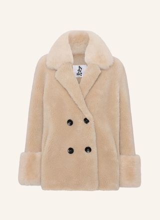 Americandreams Americandreams Wool Coat Short Fiona beige