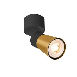 SLV PURI 2.0 CONE, Deckenleuchte, Wandleuchte, Schwarz/Gold