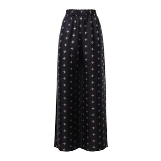 Max Mara Wide Hosen - - Trousers - Damen - Blau - M