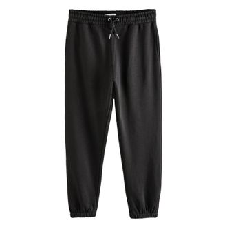 Next Herren Jogginghose Relaxed Fit - Trainingshose für Männer aus Baumwolle mit Elastischem Bund Schwarz XL