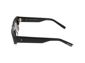 Valentino Unisex Vls-164a-52 Xi Acetate Square-Frame Sunglasses Black