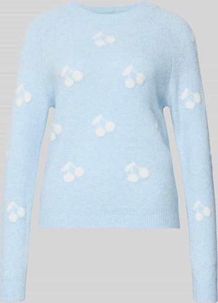 Vero Moda Regular Fit Strickpullover mit Intarsien Modell DOFFY INTARSIA