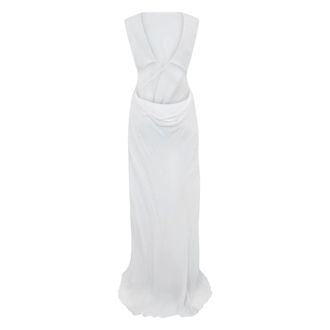 Alberta Ferretti Damen, Kleider, Wei&szlig;, XLGr&ouml;&szlig;e