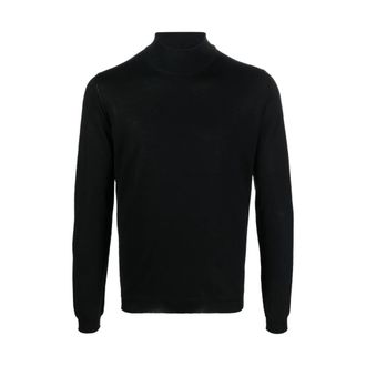 Goes Botanical Botanischer Merino Pullover - - Knitwear - Herren - Schwarzk - L