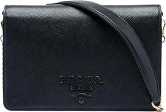 Prada Pre-owned Saffiano Umh&auml;ngetasche - - Pre-owned - Damen - Schwarzk - ONE SIZE