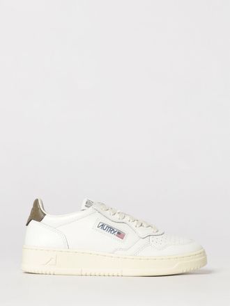 Autry Medalist Low Bicolor-Ledersneaker mit perforierter Spitze