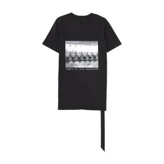Rick Owens T-shirt Level - Homme - Tops - Noir - Taille: M