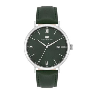 Rhodenwald & S&ouml;hne Uhren - Herren Armbanduhr Adelsmann Echtleder - Gr. unisize - in Silber - f&uuml;r Damen