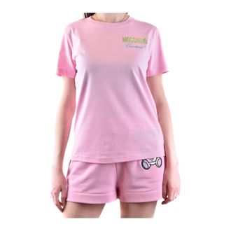 Moschino Femme, Tops, Rose, Taille: 38 FR Couture Short Sleeve Set