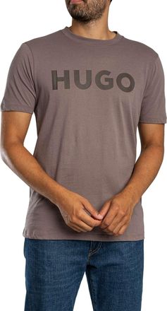 HUGO BOSS Dulivio Grafik-T-Shirt, Grau