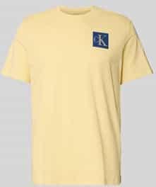 Calvin Klein Jeans Regular Fit T-Shirt aus reiner Baumwolle mit Logo-Print