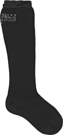Maison Margiela Femme, Sous-v&ecirc;tements, Noir, Taille: S Chaussettes Hautes