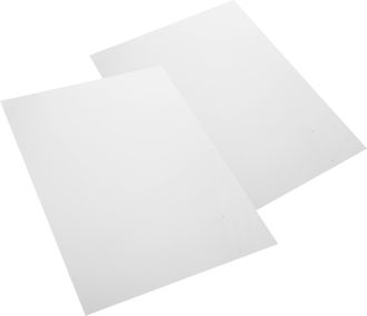 SOLUSTRE 2 St&uuml;ck Sublimations aluminiumplatte Wei&szlig;e Sublimation Rohlinge Metalltafeln f&uuml;r Wandposter Personalisierbare DIY Schilder Wetterfeste Platten f&uuml;r Inn