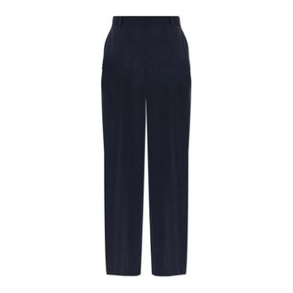 Stella McCartney Femme, Pantalons, Bleu, Taille: 38 FR Pantalon en laine